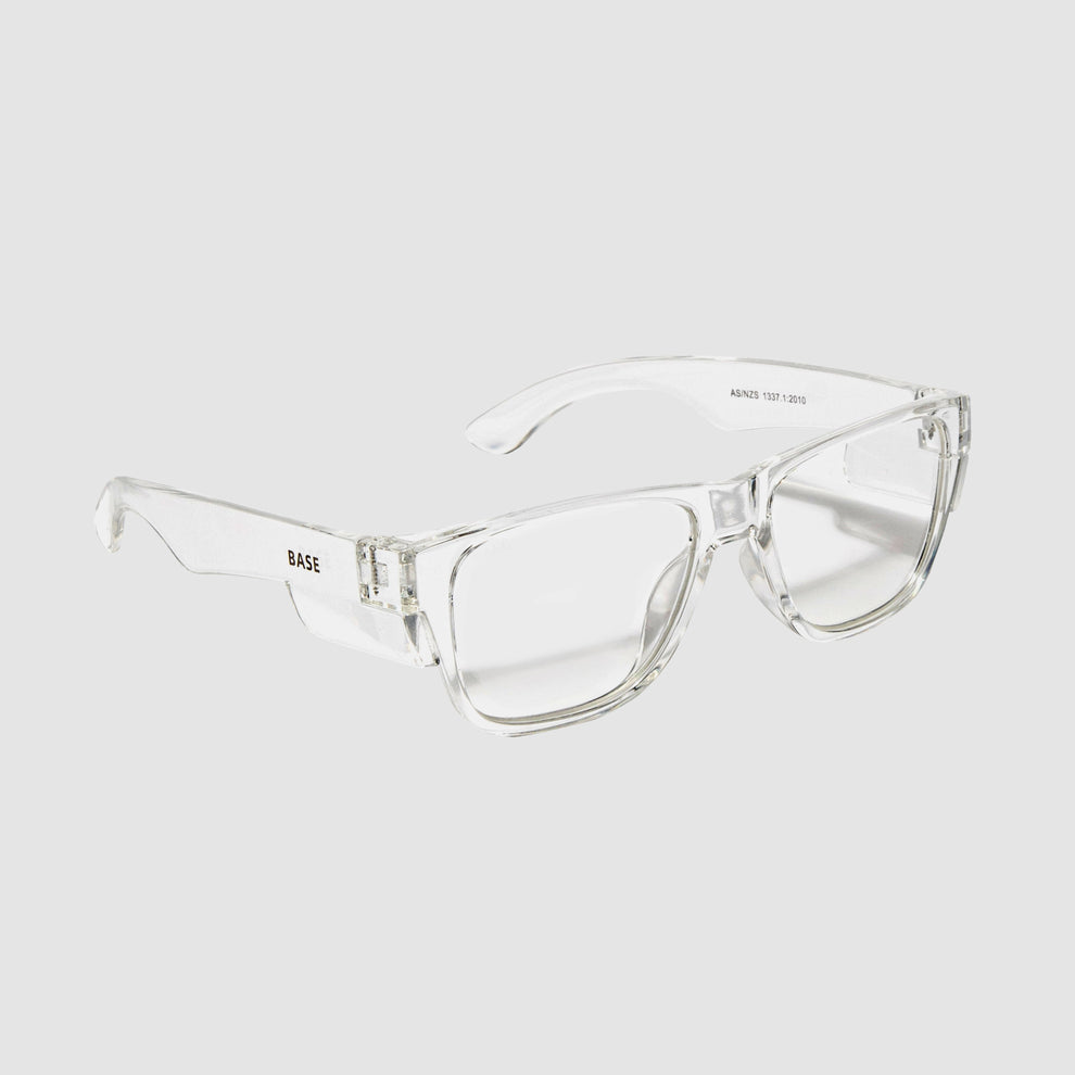 Clear Frame Clear Lens – Base Leisure & Safety
